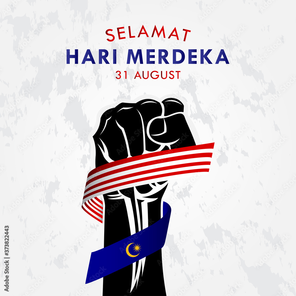 Selamat Hari Merdeka Malaysia Vector Design For Banner Print and ...