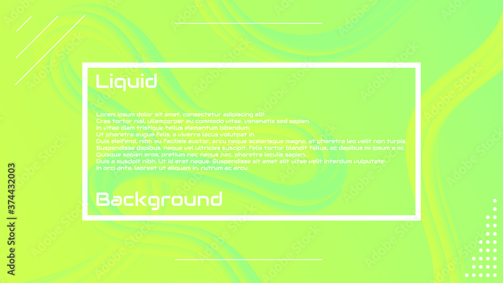 Liquid 3d wave background. Liquid 3d fluid shape backgroud. Modern ...