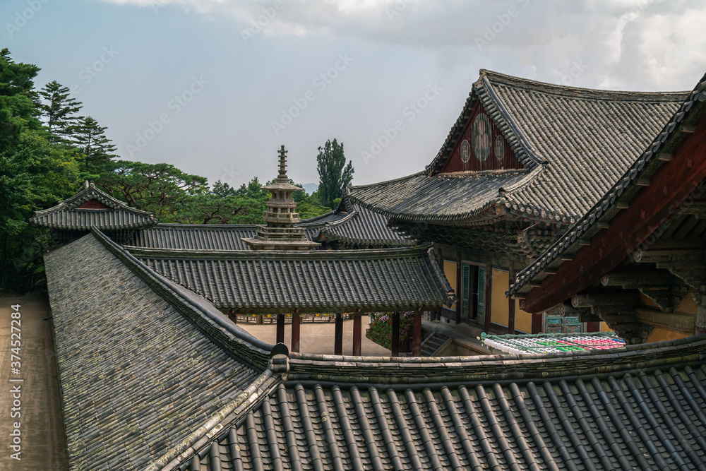 Bulguksa Temple and Dabotap pagoda, UNESCO World Heritage Site in ...