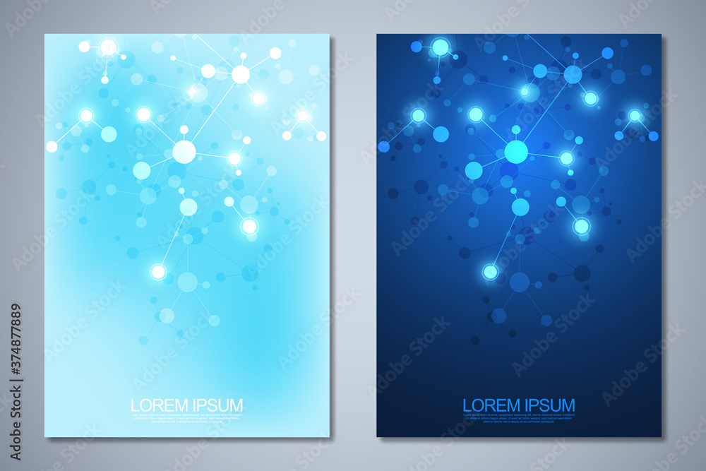 Templates brochure or cover book, page layout, flyer design with ...