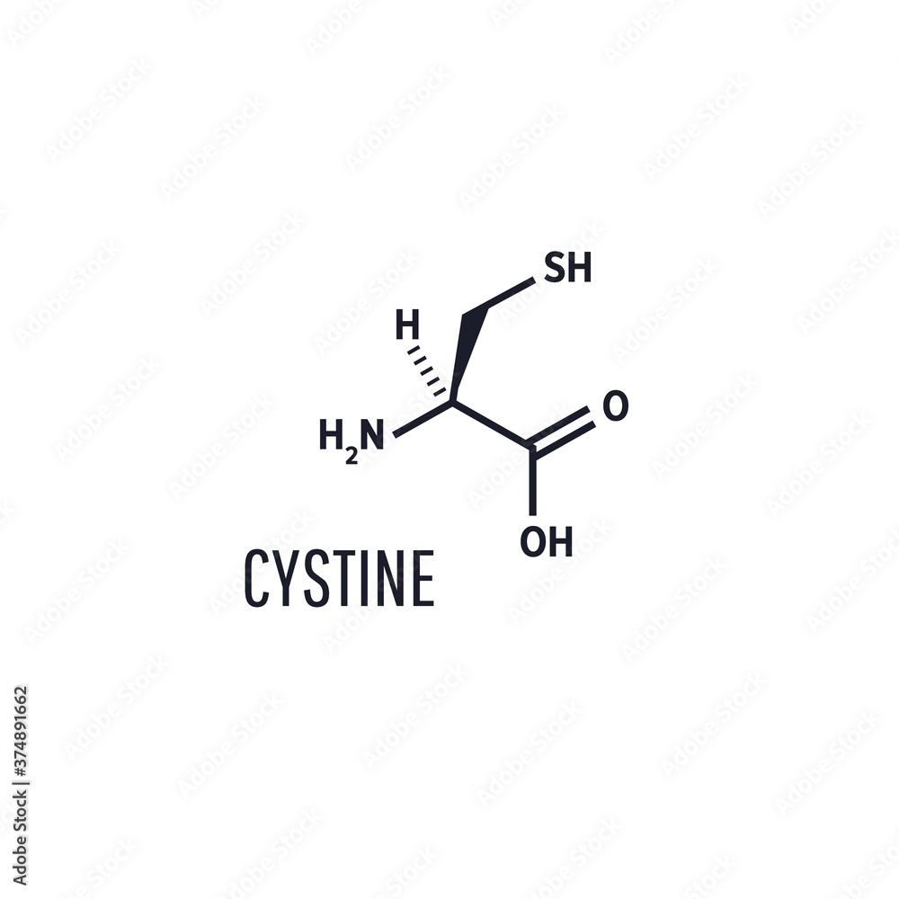 Cysteine, L-cysteine, Cys, C, proteinogenic amino acid molecule ...