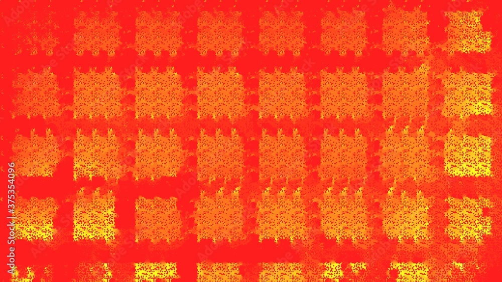 Seamless yellow square textured saffron colour background Stock ...