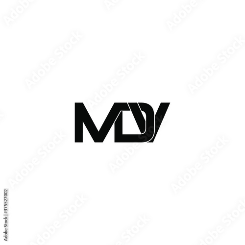 mdv letter original monogram logo design Stock Vector | Adobe Stock