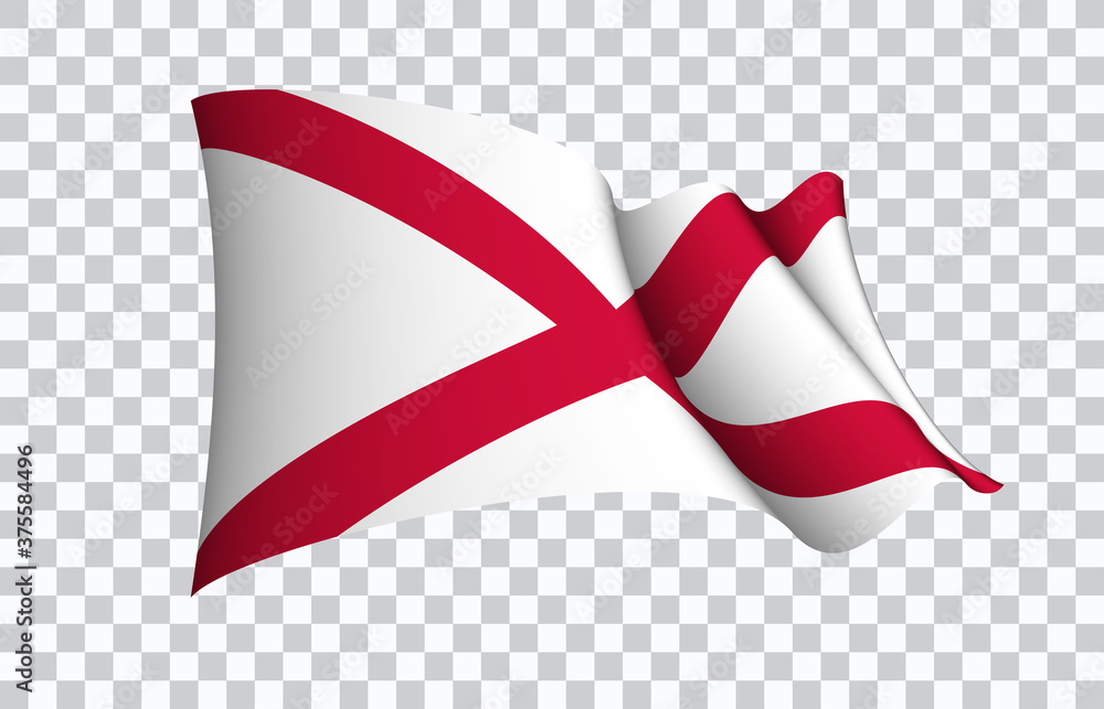 Ireland flag state symbol isolated on background national banner ...