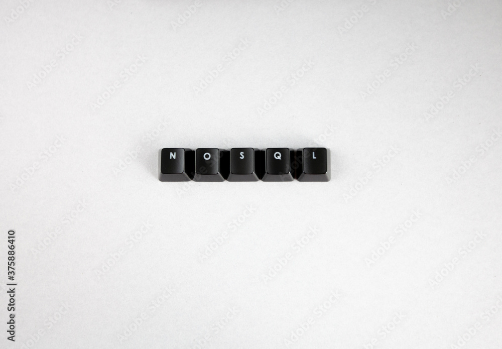 NOSQL spelled using black keys from computer keypad, not only SQL ...