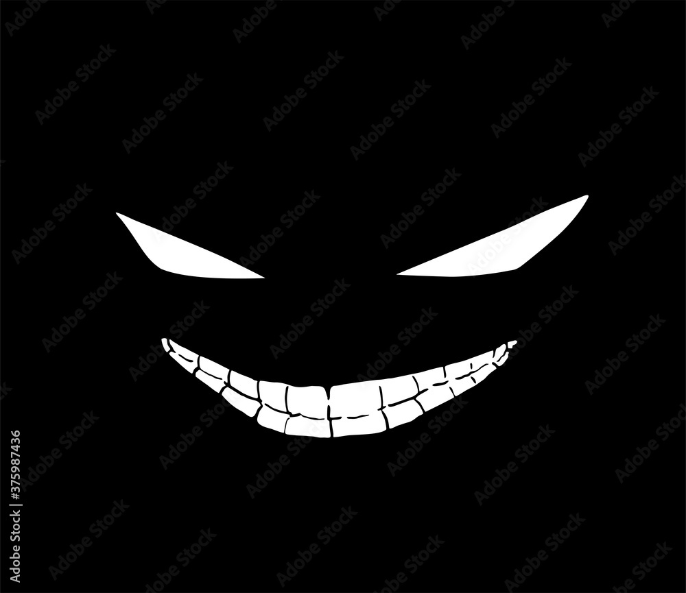 Evil Grin Face