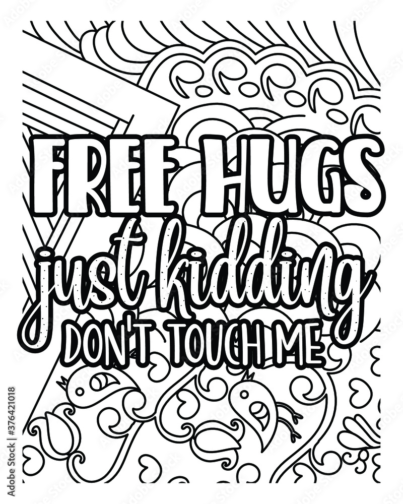 motivational quotes coloring book pages.inspirational quotes coloring ...