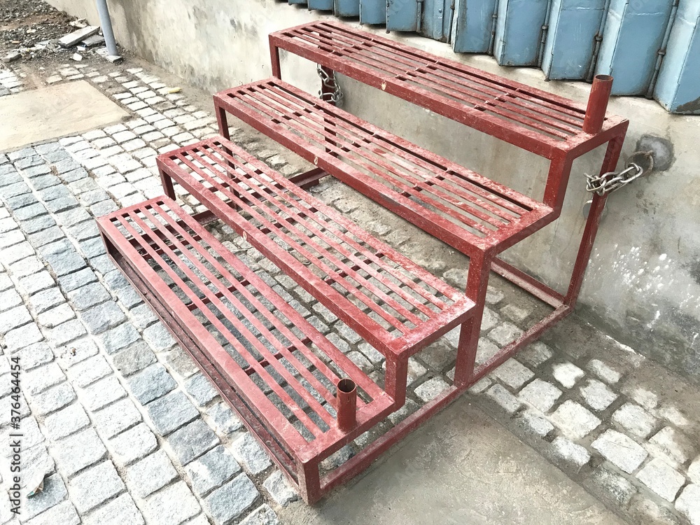 prefabricated structural steel staircase using channels angles and ...