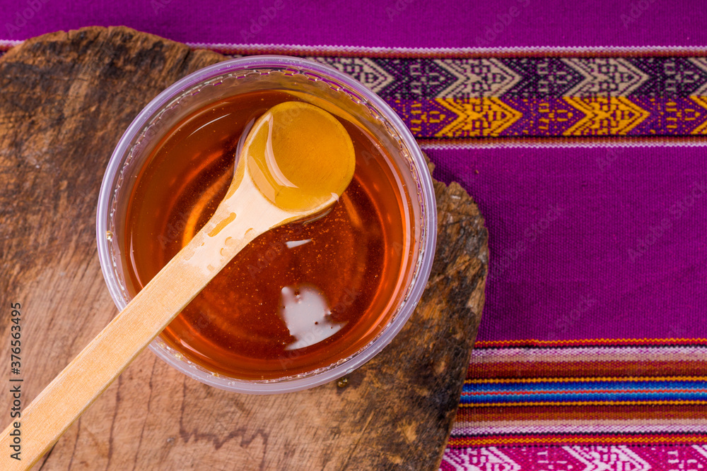Miel de abeja natural artesanal, orgánica de los andes del Perú, con ...