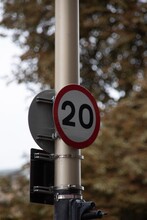 35 Miles Per Hour Sign Free Stock Photo - Public Domain Pictures