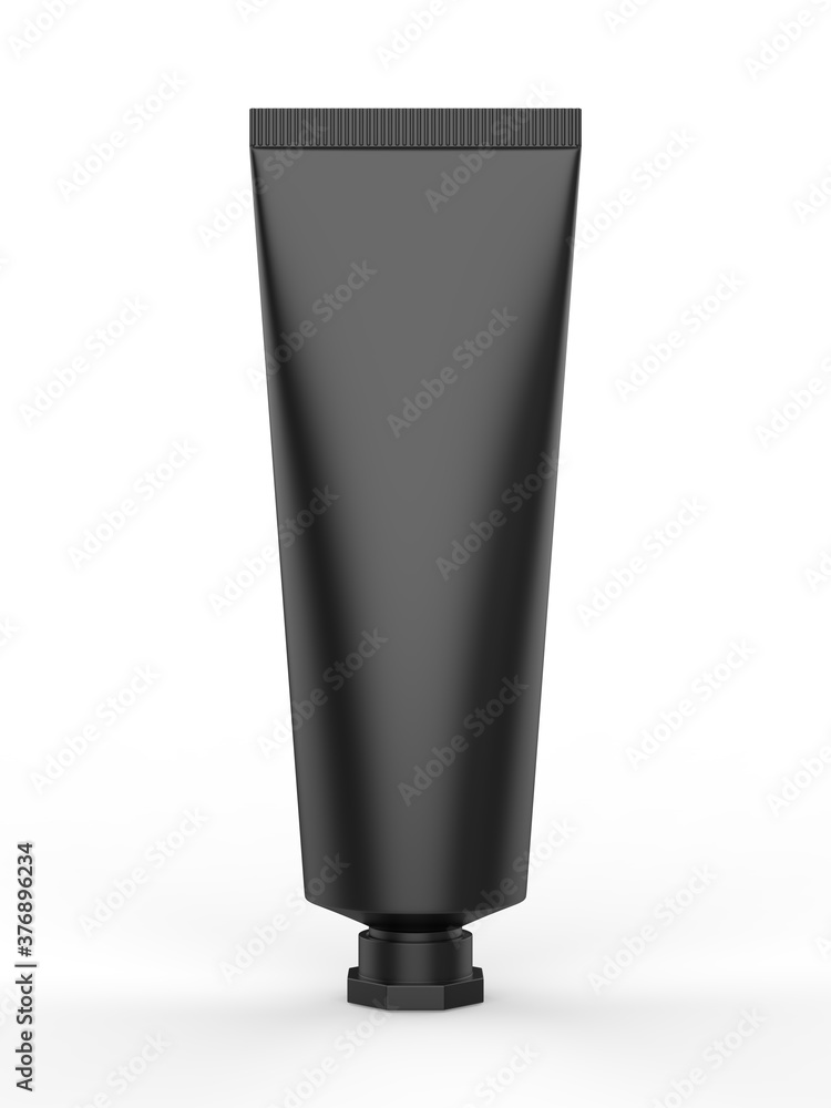 Blank Cream Aluminum Plastic Laminated Tube With Octagonal Cap and ...