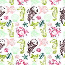 Maritime Jellyfish Vintage Art Free Stock Photo - Public Domain Pictures