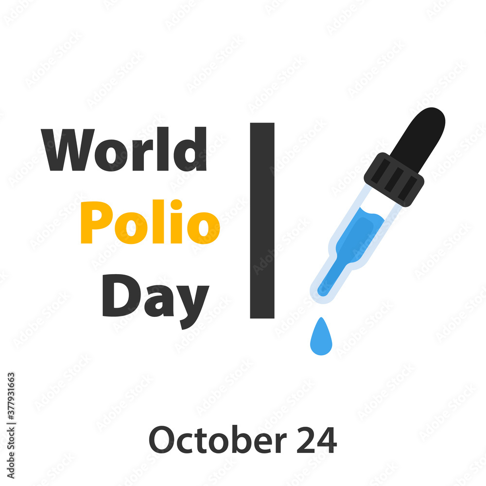 World Polio Day design. Clipart image. Stock Vector | Adobe Stock