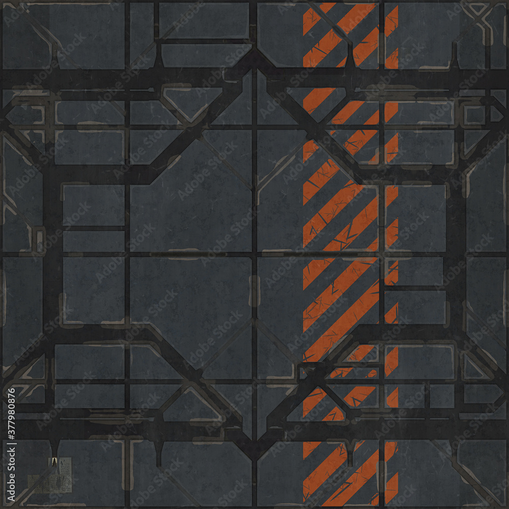 seamless space ship panels texture Stock Illustration | Adobe Stock
