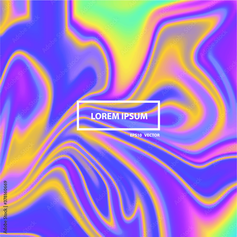 Colorful bright holographic backgrounds.Vibrant Holographic Textures ...