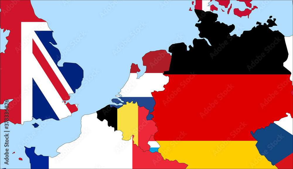 Center the map of Netherlands. Vector maps showing Netherlands and ...