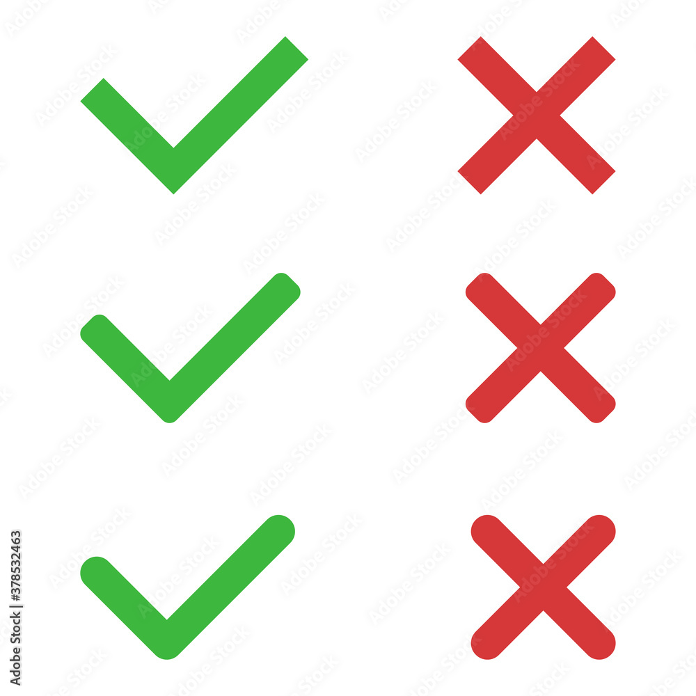 Check mark on white. Infographic elements on isolated background ...