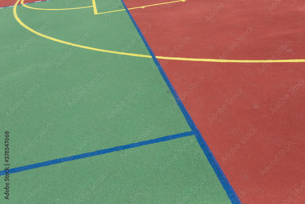 Photo Stock Artificial rubber-polymer coating of a modern ...