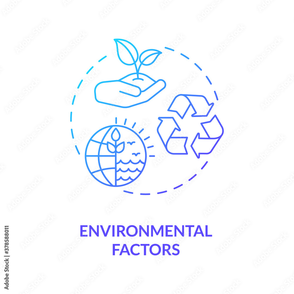 Environmental factors concept icon. PESTEL analysis. Cooperation work ...