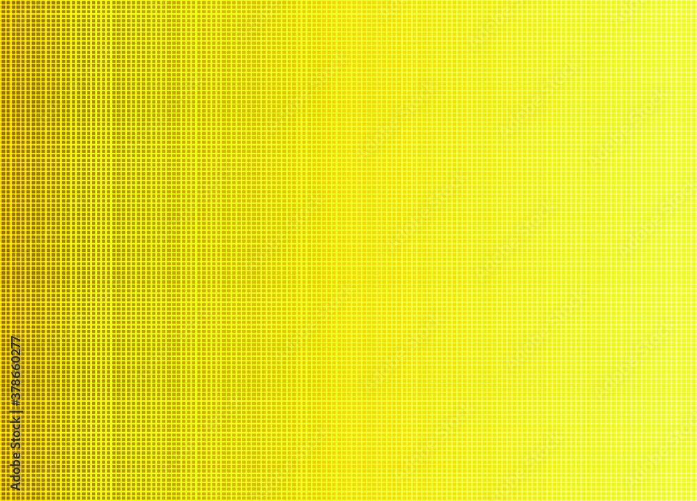 Yellow vector template with lines and grid. Blurred grid on abstract ...