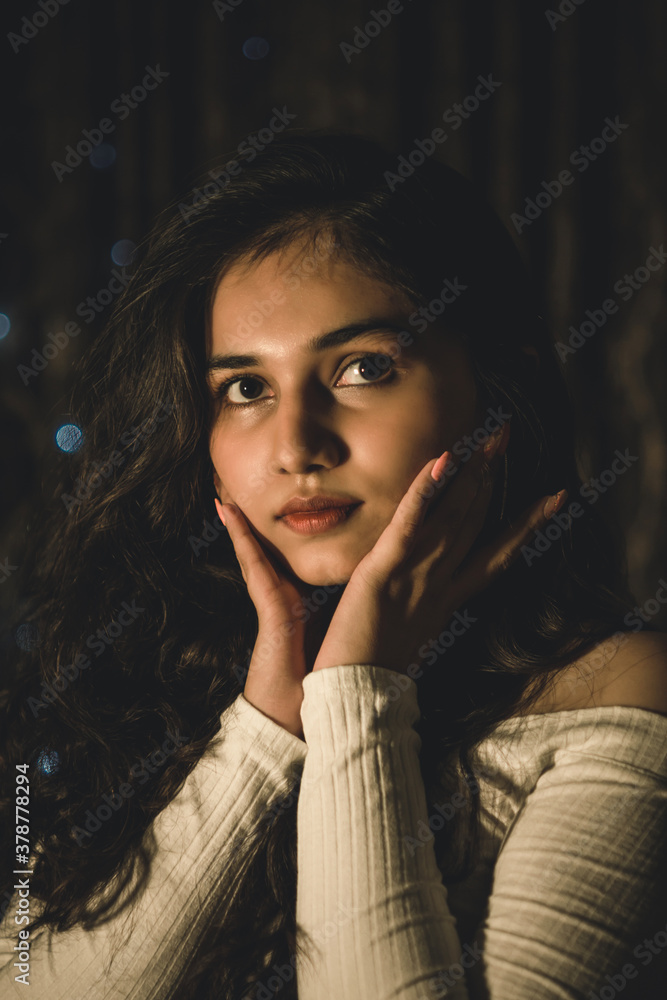 Portrait of young hot girl Stock Photo | Adobe Stock