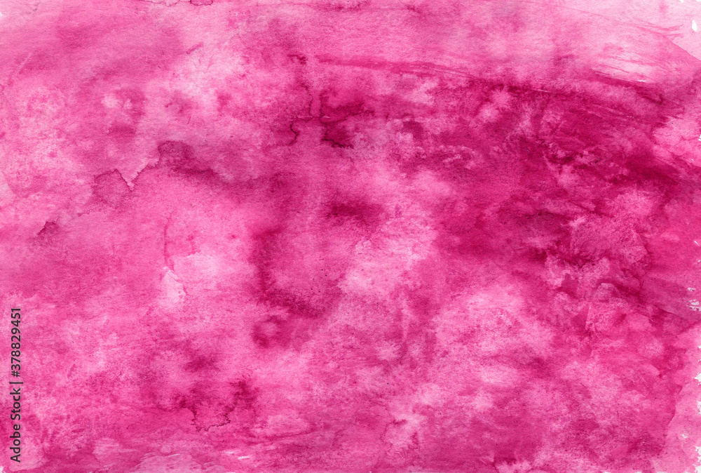 Texture watercolor splash pink background. For paper design, textile ...