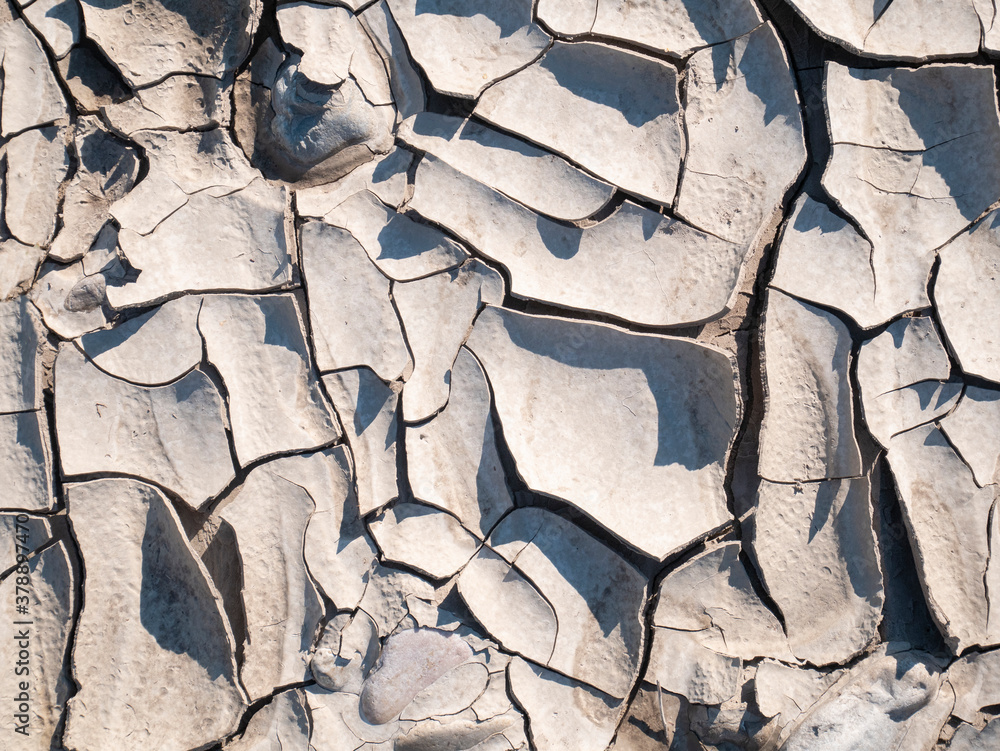 Desertification of the land, Soil Structure cracked soil texture ...