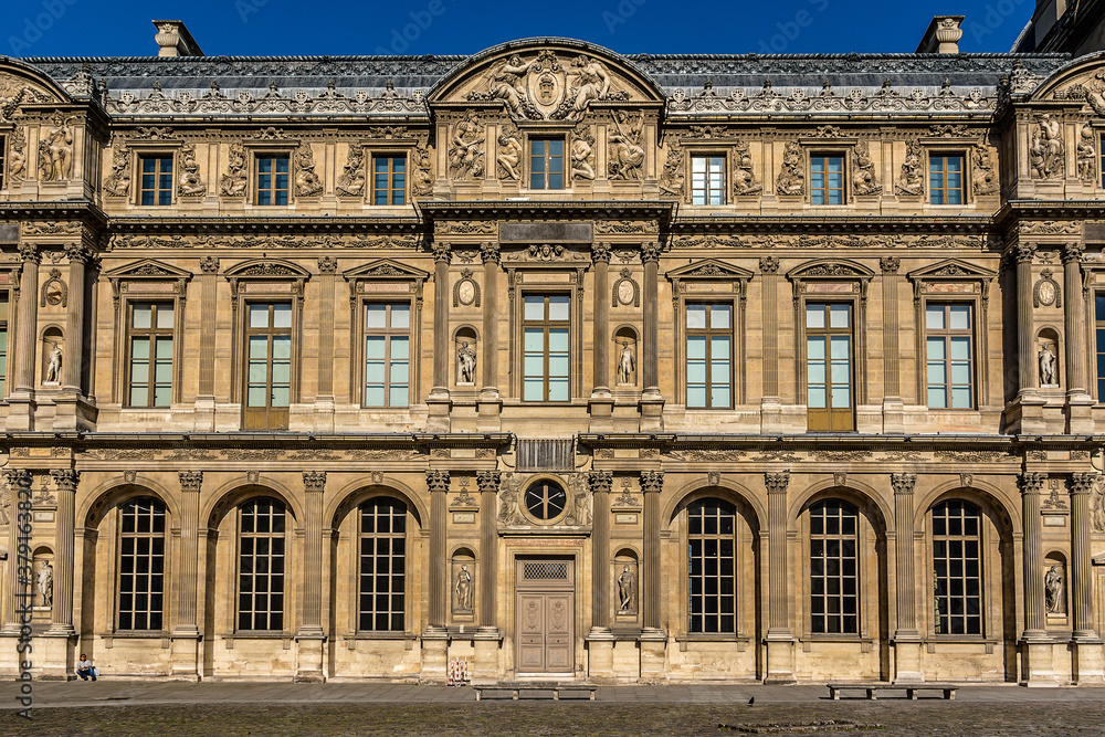 Architectural fragments of Square Court (Cour Carree) - one of main ...