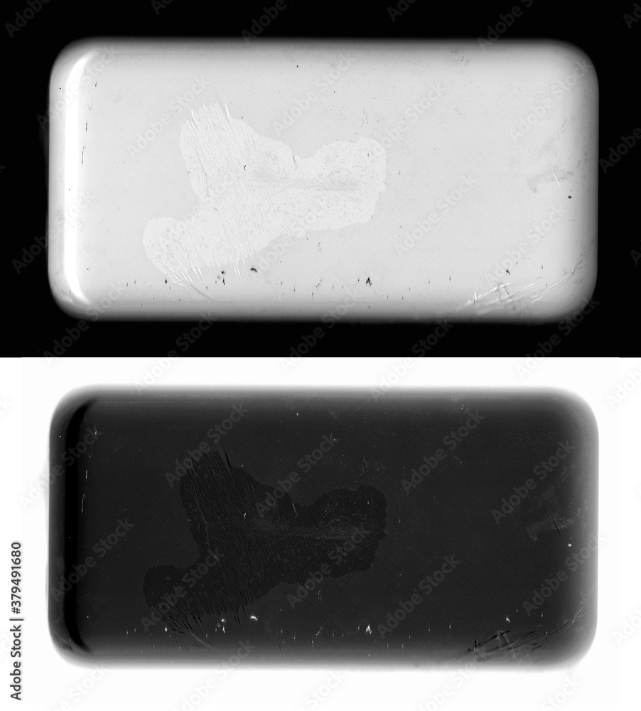 Foto de Stock Vintage rounded corner frame with plastic wrinkle overlay ...