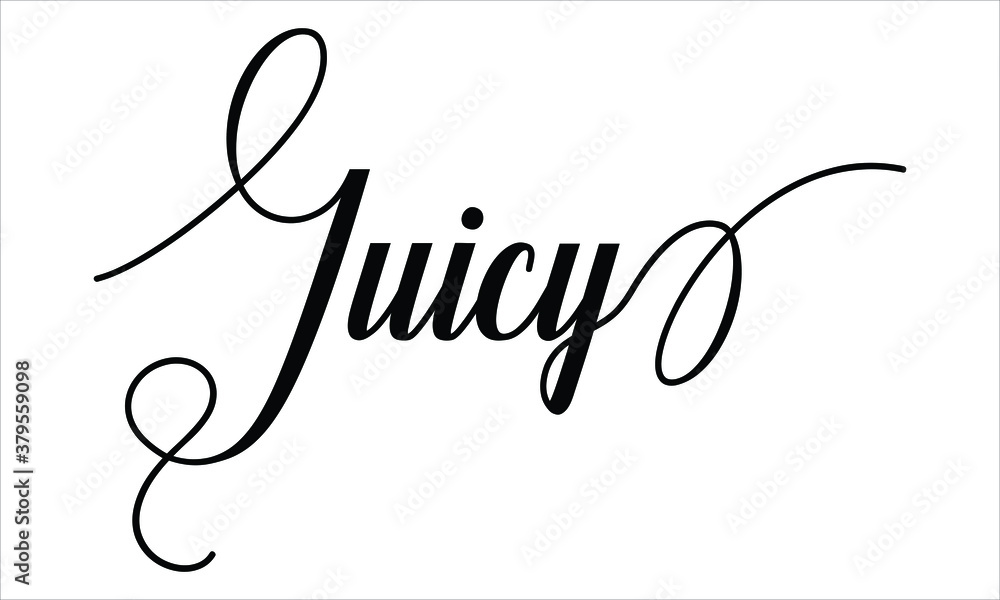 Juicy Typography Black text lettering Script Calligraphy Cursive and ...