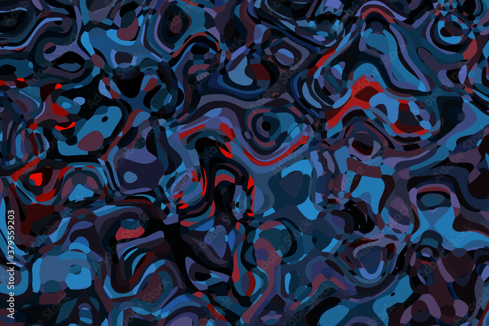 Camo Landing Page Design.Flow Line Texture. Color Digital Background ...