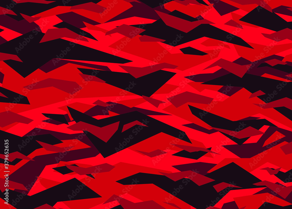 Red modern camouflage pattern. vector background illustration for web ...