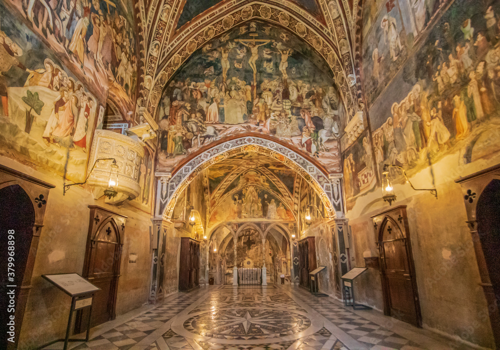 Subiaco, Italy - main sight of Subiaco and one of the most beautiful ...