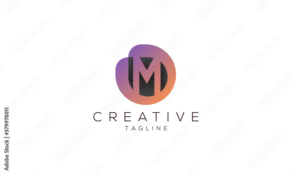Letter M logo design template, Creative New Style Alphabet M letter ...