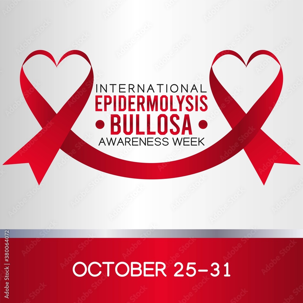 International Epidermolysis Bullosa Awareness Week Vector Illustration ...