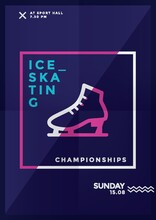 Ice Skating Poster Free Stock Photo - Public Domain Pictures