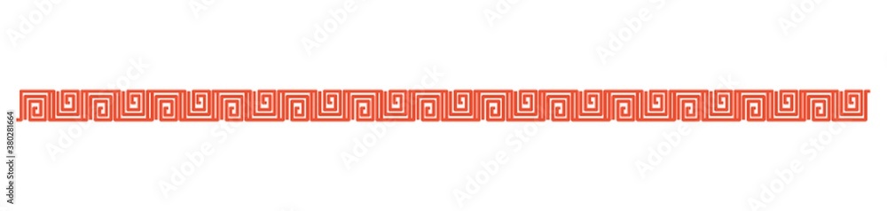 greek pattern border design Stock Vector | Adobe Stock