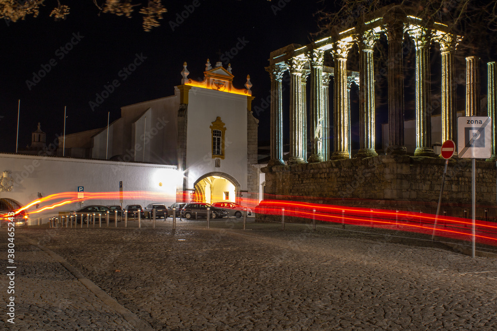 Temple of Diana, the Roman temple of Evora dedicated to the cult of ...