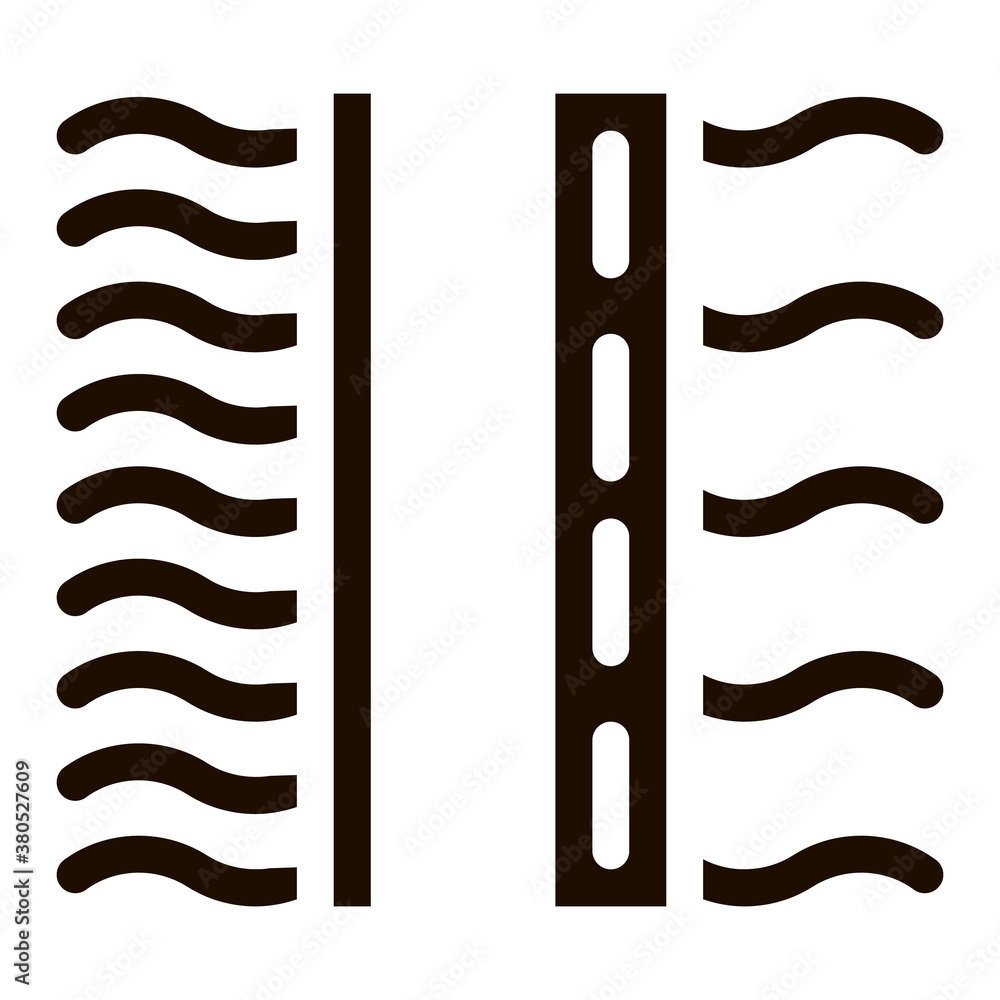 Water Treatment Filter Vector Sign Icon. Filtration Unhealthy Water ...