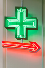 Neon Pharmacy Sign Free Stock Photo - Public Domain Pictures