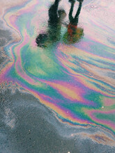 Psychedelic Rain Puddle Background Free Stock Photo - Public Domain ...