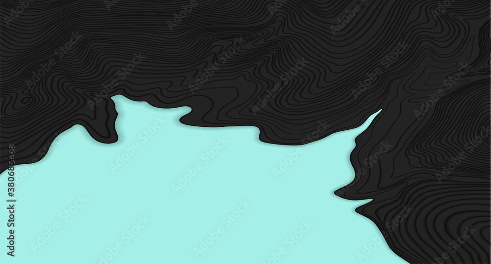 Map line of topography.Dark topographic map concept with space for your ...