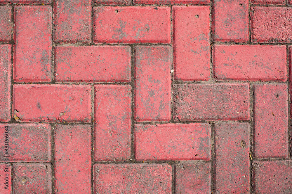 Pavement texture, masonry hog red brick surface. Textured effect ...