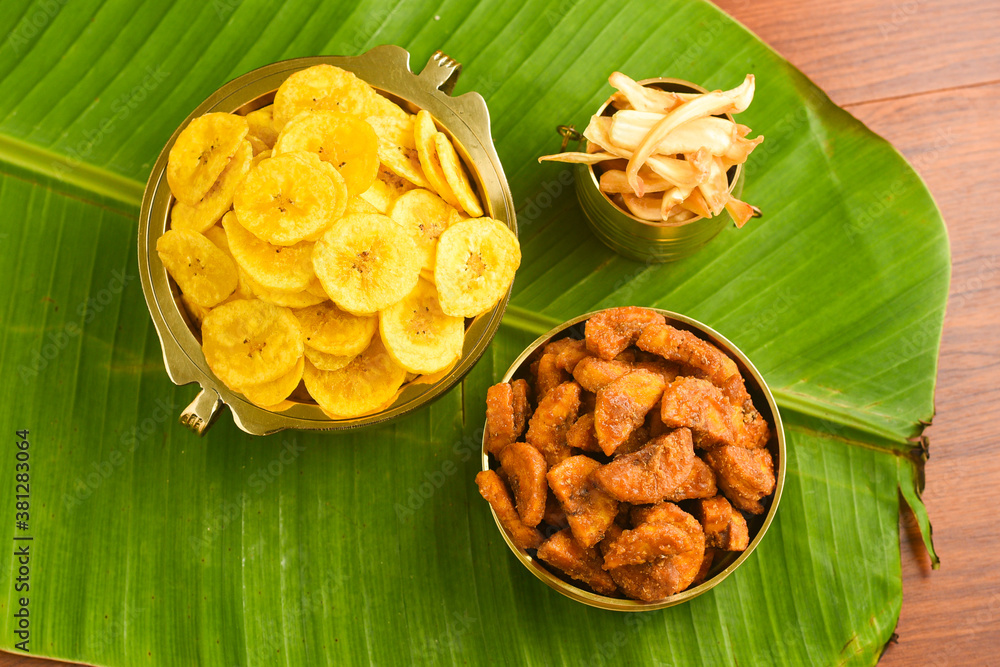 Kerala banana chips for Onam festival popular deep fried snack ...
