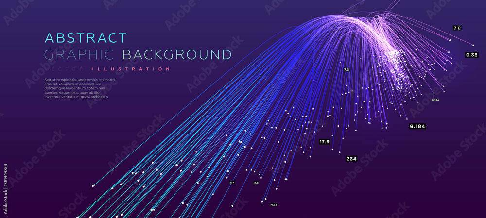 Quantum computing, deep learning artificial intelligence, signal cryptography infographic vector ...