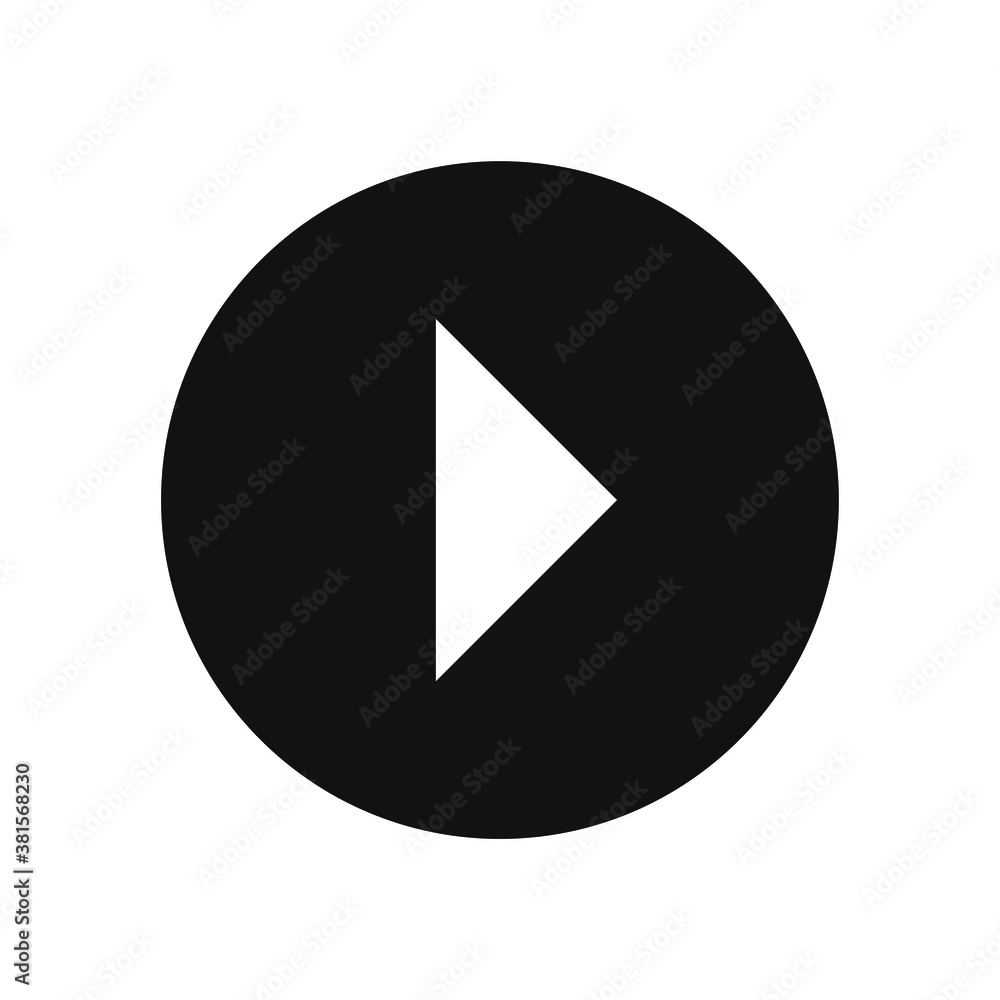 Vetor Arrow icon. Direction control button. Menu navigation pointer ...