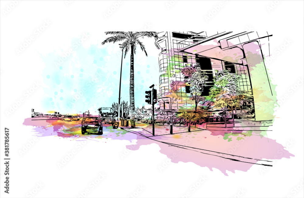 Building view with landmark of Beirut is the capital and largest city ...