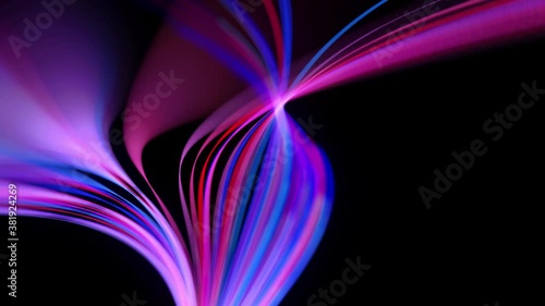 Light flow bg in 4k. Abstract looped background with light trails ...