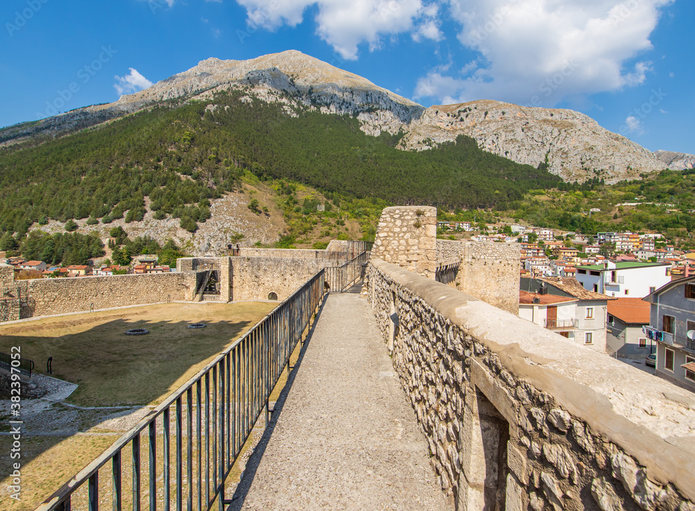 Celano, Italy - a picturesque villages of the Apennine Mountains ...