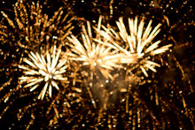 New Year 2021 Gold Fireworks Free Stock Photo - Public Domain Pictures